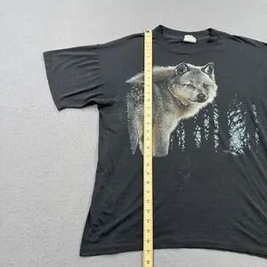 Harlequin Nature Graphics | Shirts | Vintage 9s Wolf Tshirt Mens Xl ...